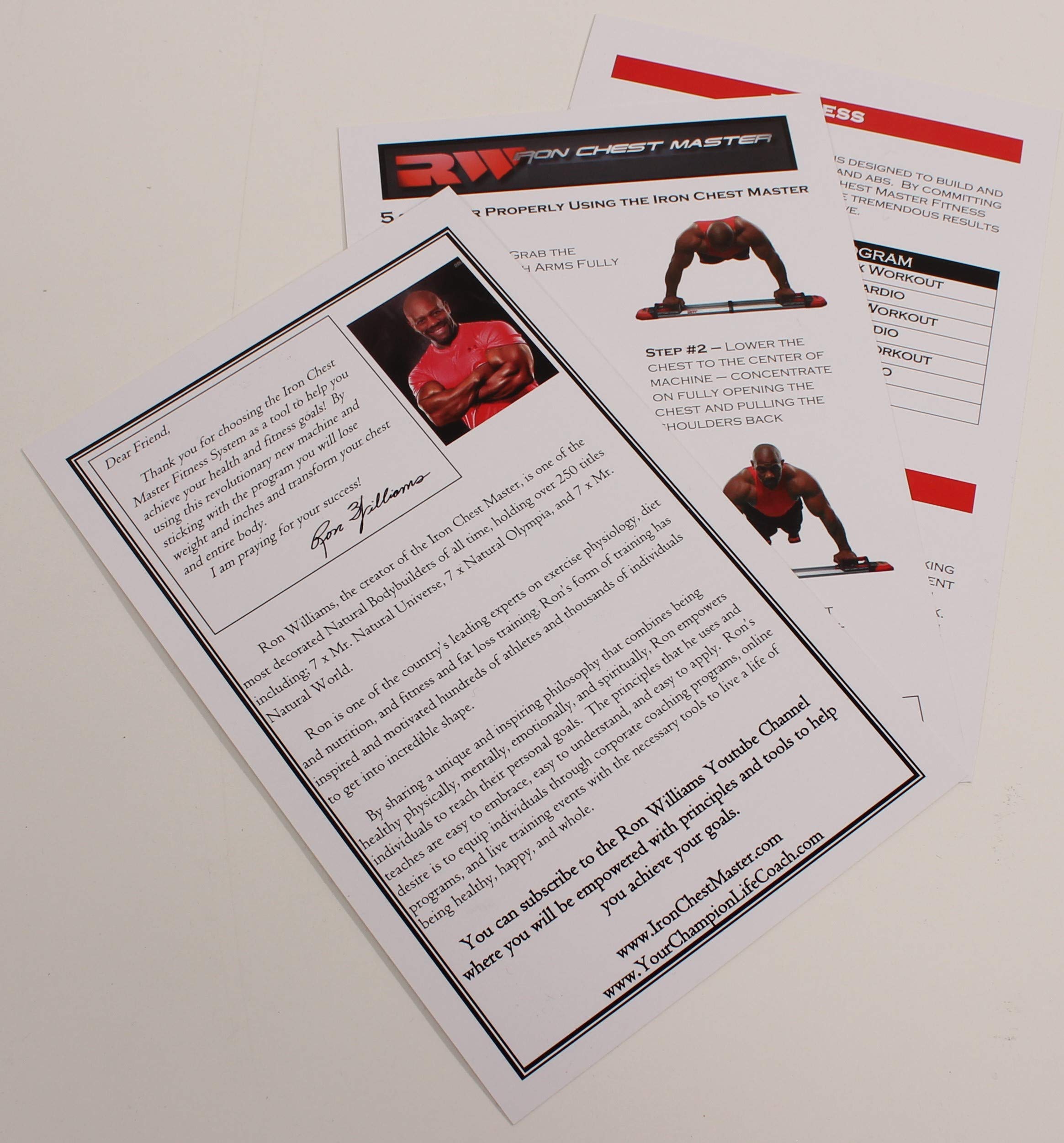 Iron Chest Master Push Up Machine - The Perfect Chest Workout. Fully ...