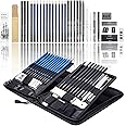 Amazon.com : H & B Drawing Pencils Set, 40-Piece Sketch Pencils and Drawing Kit Complete Artist ...