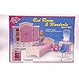 Amazon.com: My Fancy Life Bed Room & Wardrobe Doll Furniture Play Set ...