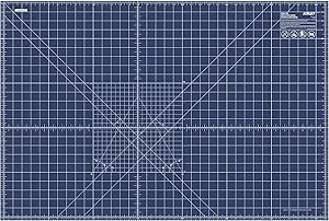 Amazon.com: OLFA 24" x 36" Self Healing Rotary Cutting Mat (RM-MG/NBL) - Double Sided 24x36 Inch ...