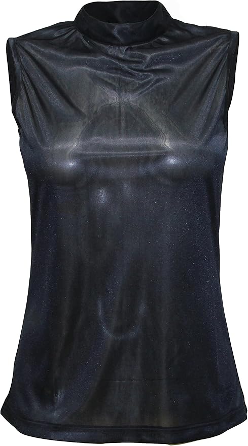 Attuendo Women's Sleeveless Stretch Top: Amazon.co.uk: Clothing