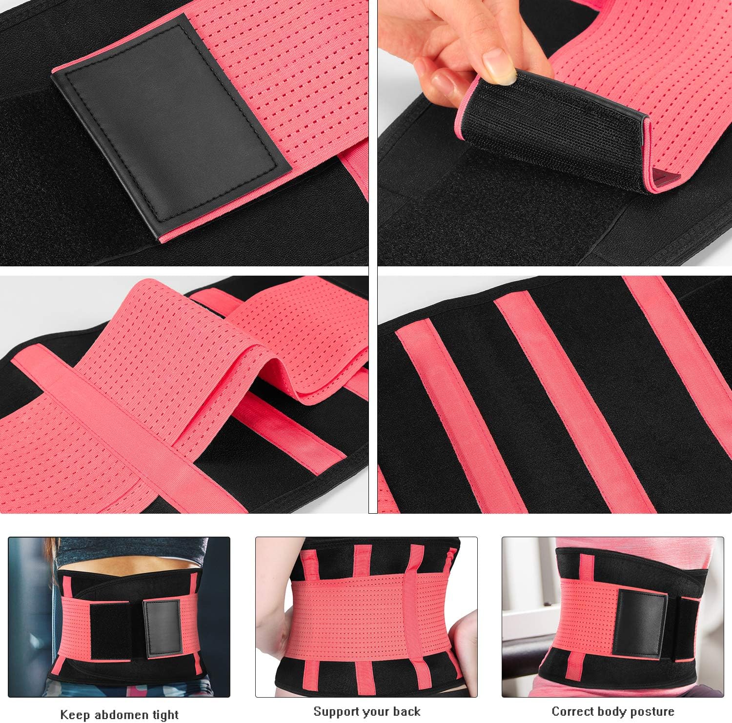 SZ-Climax Lower Back Brace Pain Relief – Double Pull Neoprene Lumbar ...
