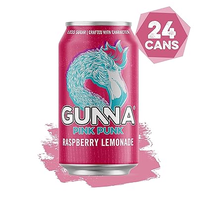 24-Pack of Gunna Fizzy Drinks, Raspberry Lemonade Nepal | Ubuy