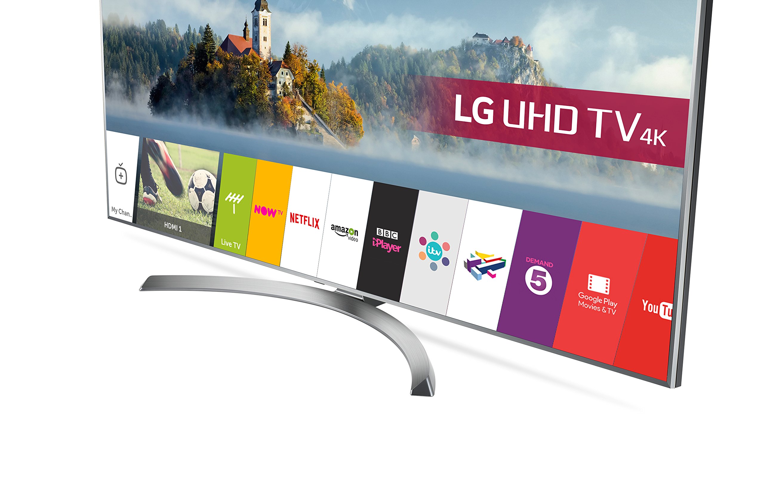 LG 49UJ750V 49 inch 4K Ultra HD HDR Smart LED TV (2017 Model) [Energy ...