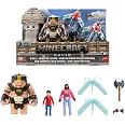 Amazon.com: Minecraft Mattel Story Set with 3 Action Figures & 4 ...