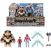 Amazon.com: Mattel Minecraft Action Figure & Accessories Set, 4-inch Steve Posable Character ...