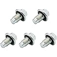 Amazon.com: 5 PCS Oil Drain Plug Pilot Point M14x1.5mm Fit for Ford ...