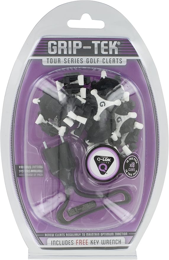 Grip-Tek Golf Shoe Cleats - Q-Lok/Q-Fit: Amazon.co.uk: Sports & Outdoors