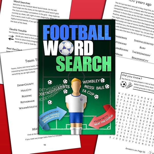 Football Word Search: Amazon.co.uk: Publishing, Tinfoiled ...