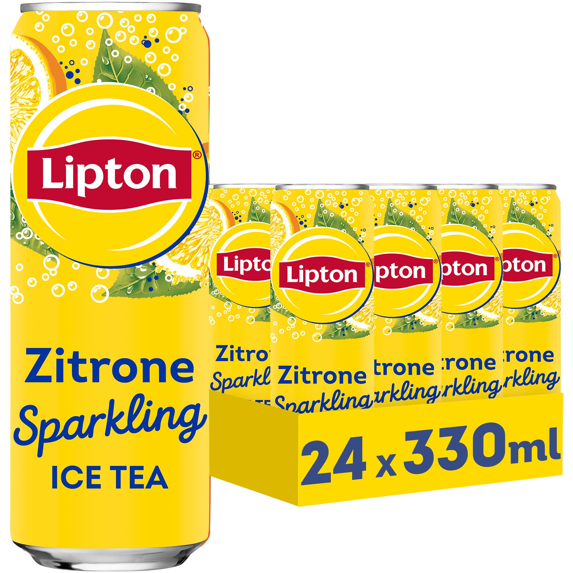 Mua LIPTON ICE TEA Sparkling Lemon, Iced Tea with Carbonated and Lemon ...