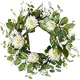 Amazon.com: Botanic Dream Spring Wreath 20in Front Door Wreaths with ...