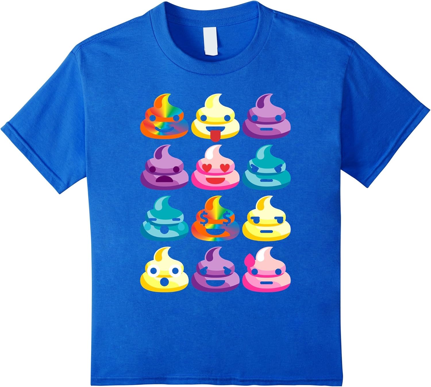 Amazon.com: I Love Poop Rainbow Shirt Funny Poop Emoji Shirts Gifts ...
