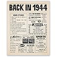Amazon.com: 8x10 1944 Birthday Gift // Back in 1944 Newspaper Poster ...