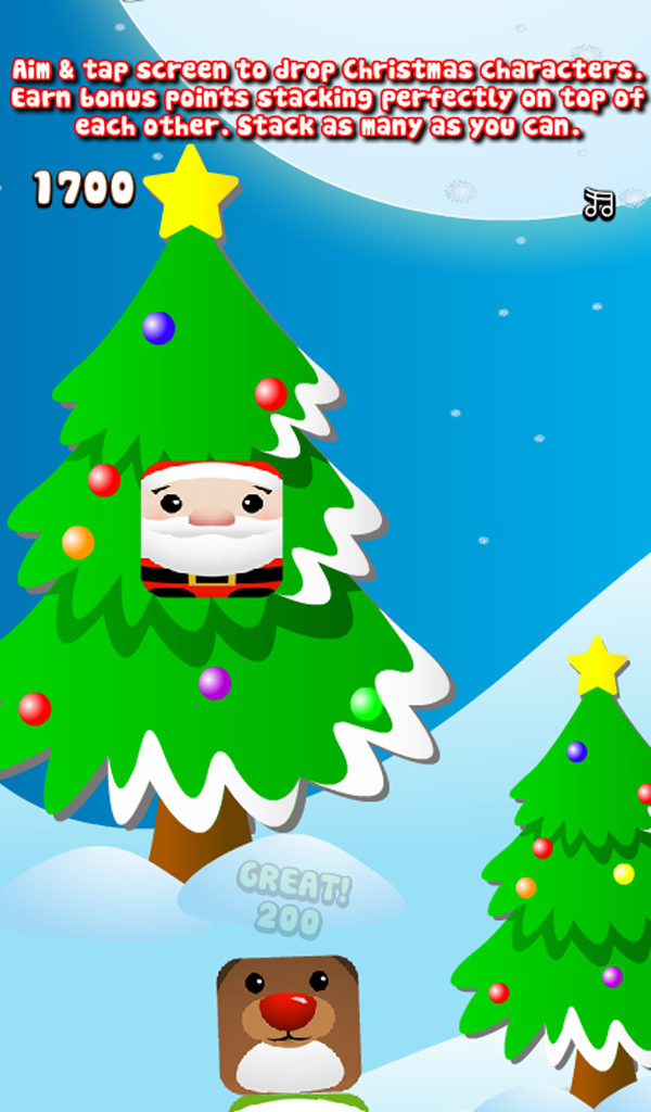 Santas Christmas Tower Stacker Holiday Game Kids App (Kindle Tablet ...