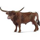 Amazon.com: Schleich Hereford Cow Toy Figure : Schleich: Toys & Games