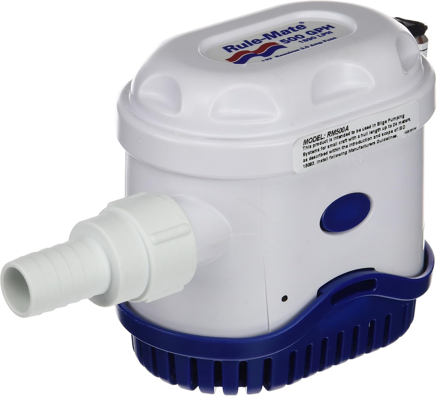 Rule-Mate Automatic Bilge Pump, No Float Switch Required, Water Sensing ...