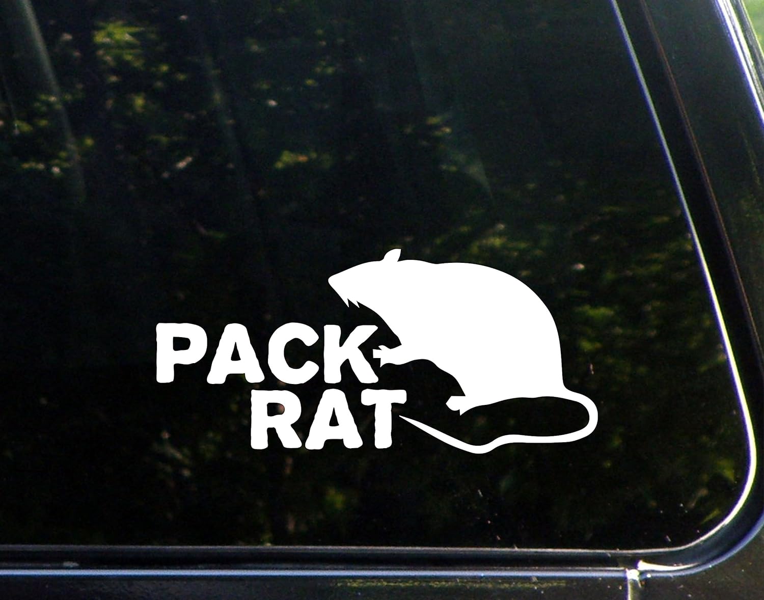 Amazon.com: Pack Rat - 8" x 3-3/4" - Vinyl Die Cut Decal/Bumper Sticker ...