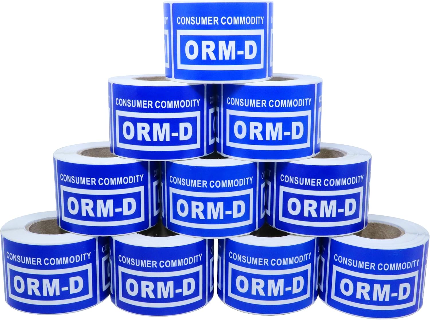 Amazon.com : Aleplay 10 Rolls ORM-D Stickers 2"x 3" Consumer Commodity ...