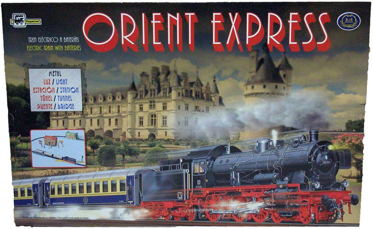 Train and Trams Orient Express METALICO Electric Train with Bridge ...