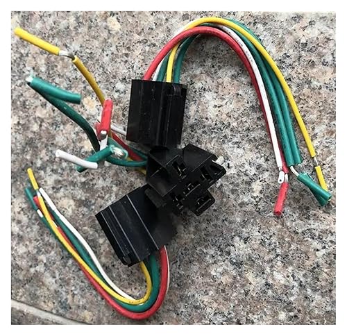 ARMOQ 1PCS S10-1A-NY 12VDC (V4-1A-12V-40A) Relay 4 pin; Relay Base ...