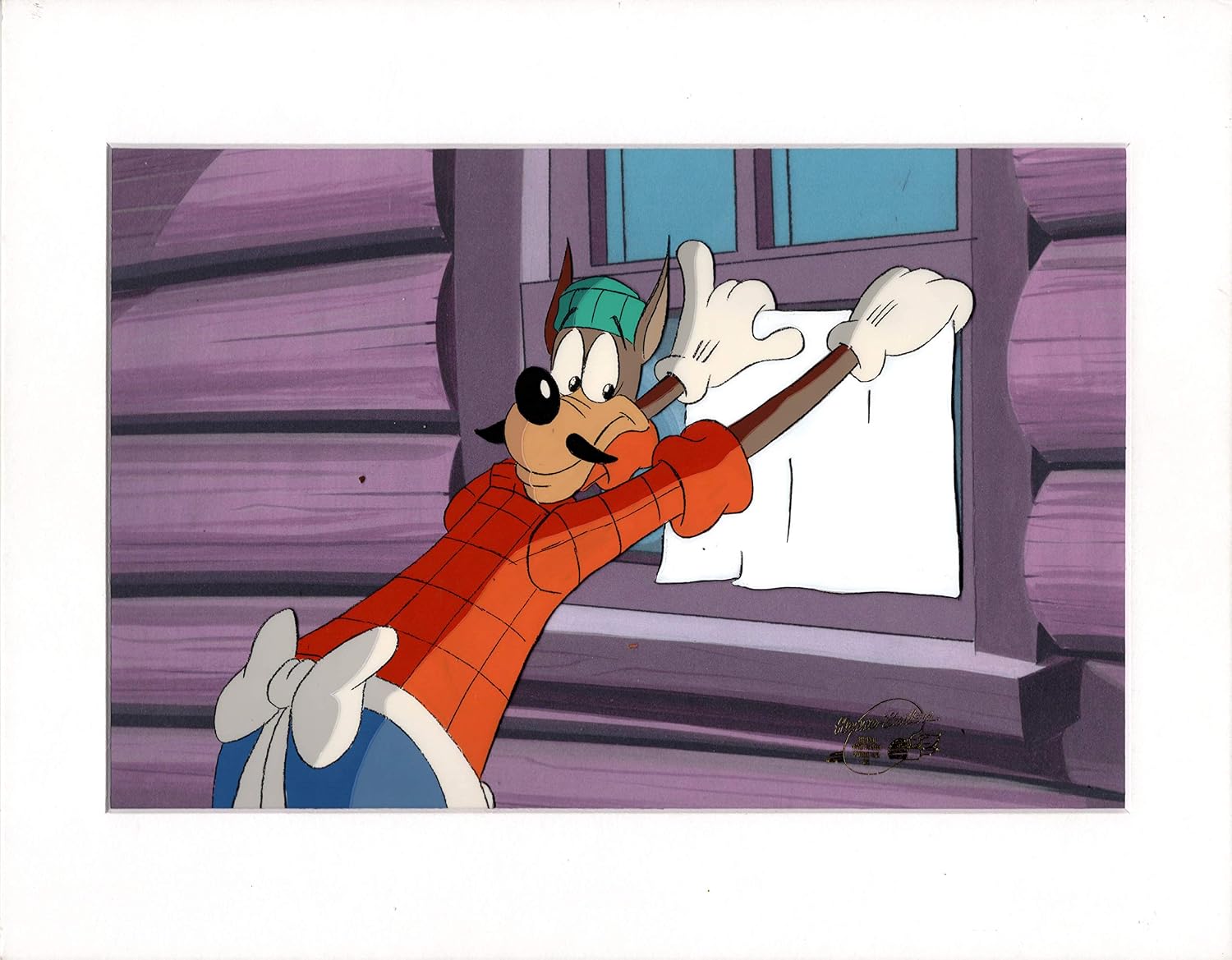 Droopy Master Detective Wolf Production Animation Art Cel and Drawing ...
