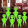 Amazon.com : Whaline 6Pcs Alien Yard Sign Decorations with 24Pcs Stakes ...