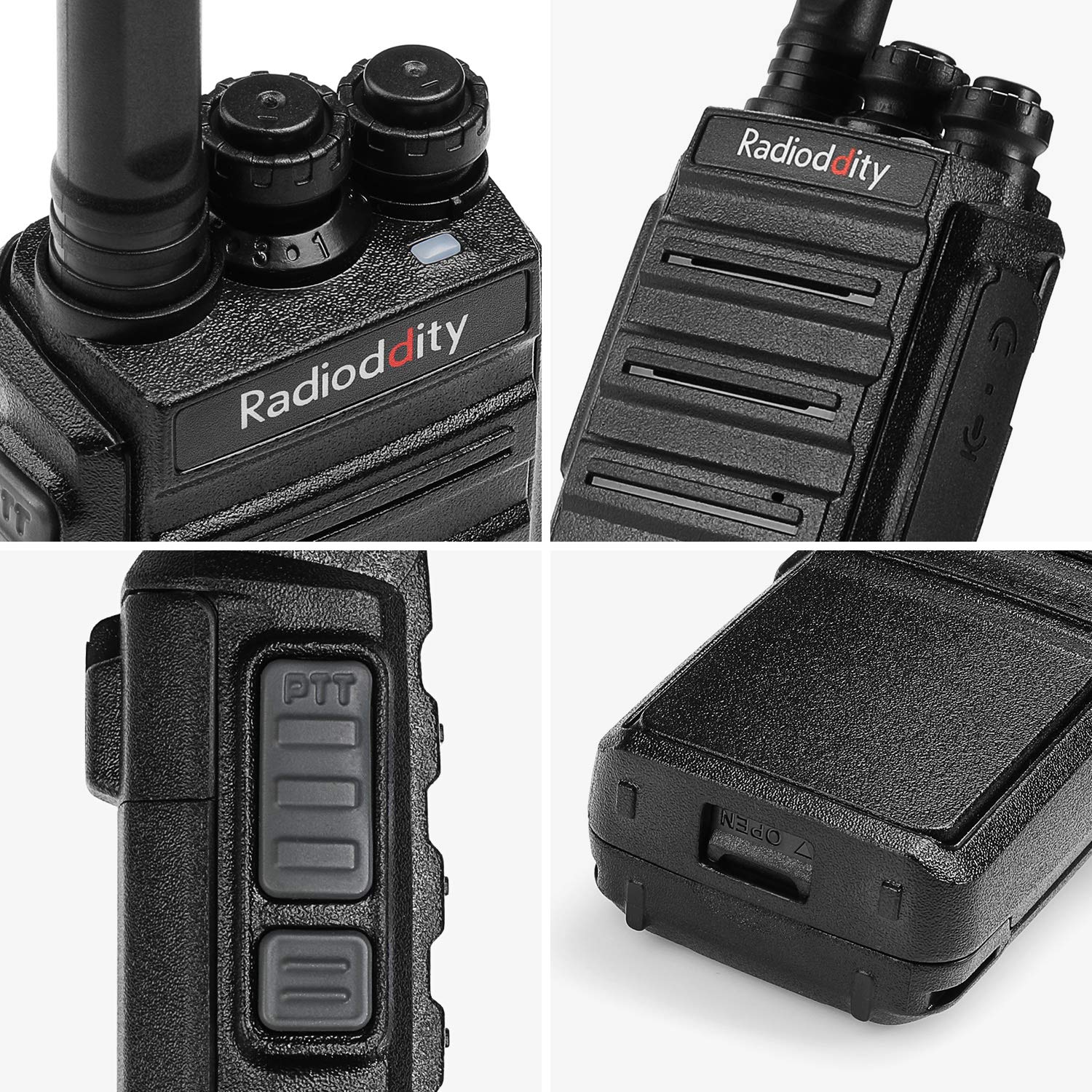 Radioddity GA-2S Long Range Walkie Talkies for Adults UHF Two Way Radio ...