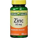 Amazon.com: Spring Valley Zinc 50 mg, 200 Ct (2 Pack) : Health & Household