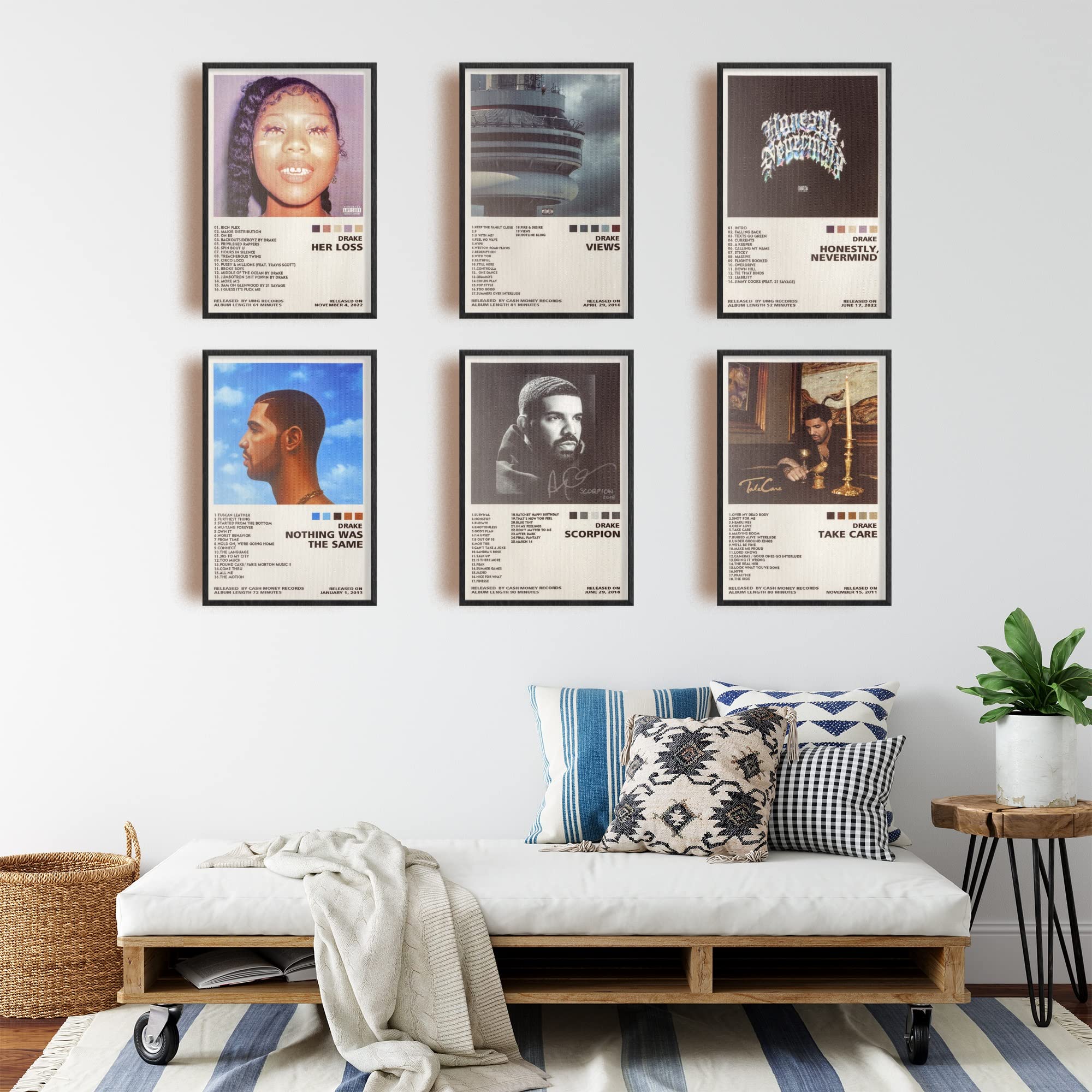 Mua Drake Poster Set of 6 Album Cover Posters 8 by 12 inch Music ...