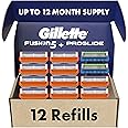 Amazon.com: Gillette Mens Razor Blade Refills, 10 Fusion5 Cartridges, 2 ...