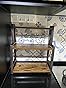 Rolanstar Spice Rack Organizer with Wire Basket, 3-Tier 16.9" Kitchen ...