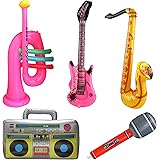 Amazon.com: Inflatable Rock Star Toy Set - 5 Pack Inflatable Inflatable ...