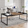 Amazon.com: Tribesigns 70.8 Inch Executive Desk, Large Computer Office ...