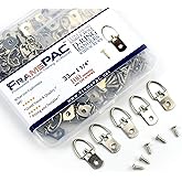 D Ring Picture Hangers with Screws - 100 Pack - Bulk D Rings - Pro ...