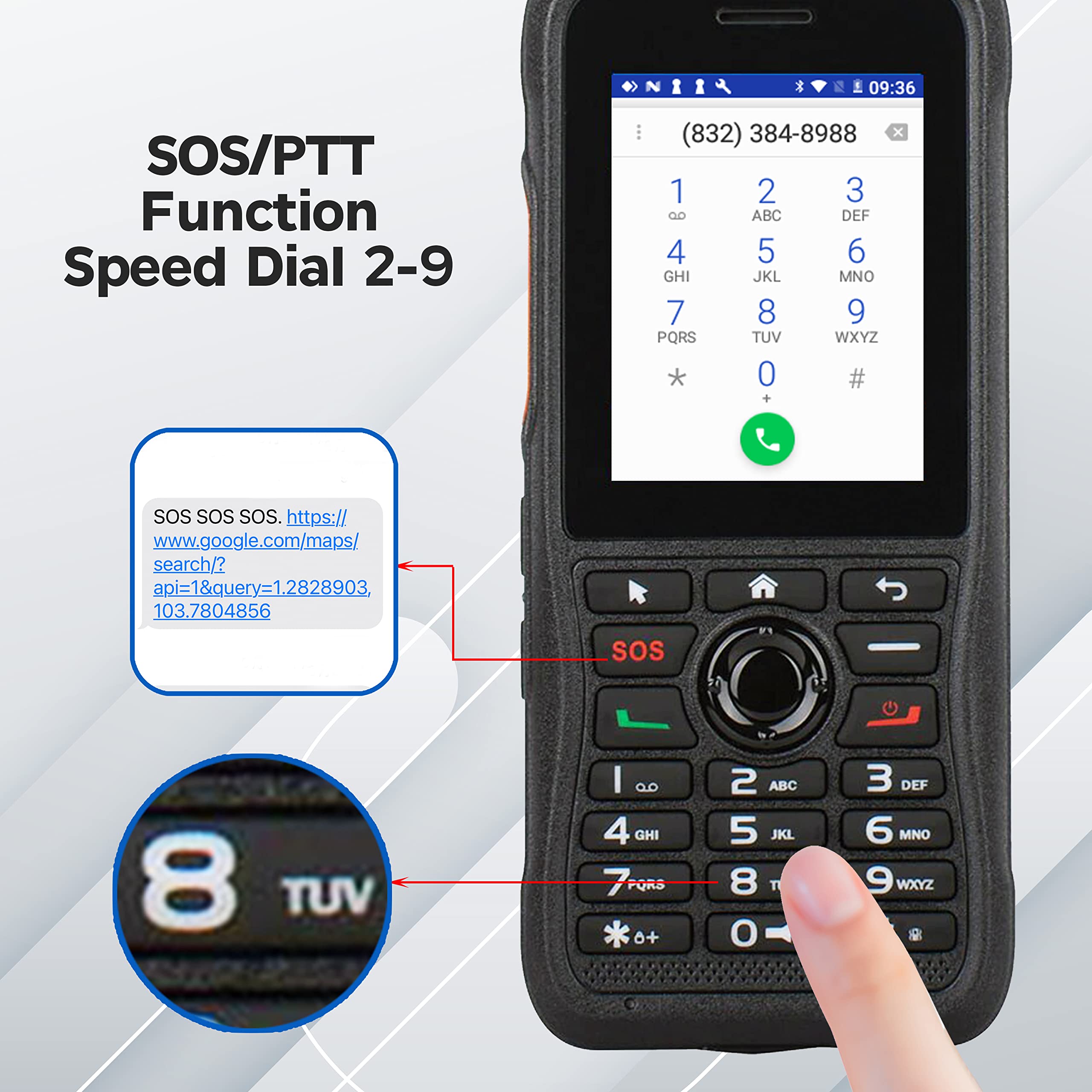 Mua VOICEPING P-one: Unlocked Android Cell Phone for Seniors. Extended ...
