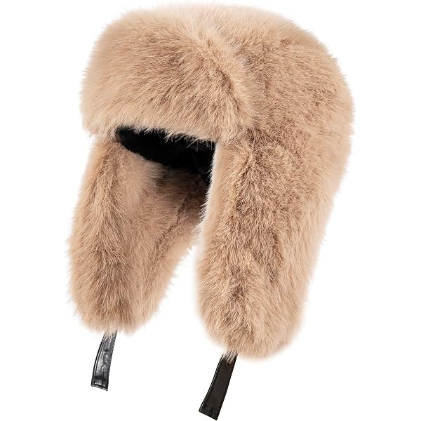 Waterproof Faux Fur Russian Ushanka Hat With Ear Flaps CLAPE Winter ...