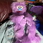 Purple Monster Puppet, Full Body Ventriloquist Style Puppet, 70cm ...