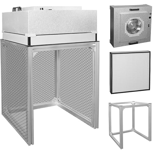 Laminar Flow Hood FFU Fan Filter Unit with H14 HEPA Filter Cleanliness ...