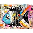 Amazon.com: Angelfish Abstract - Best New 1000-Piece Jigsaw Puzzle for ...