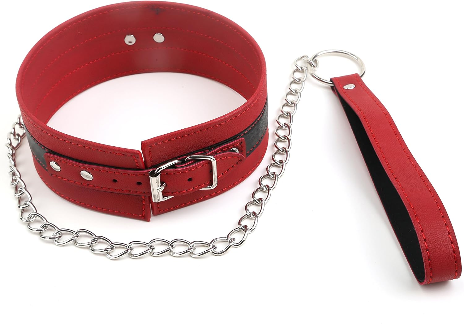 Amazon.com: MirageMe Leather Choker Neck Collar Leash (Leash Only ...