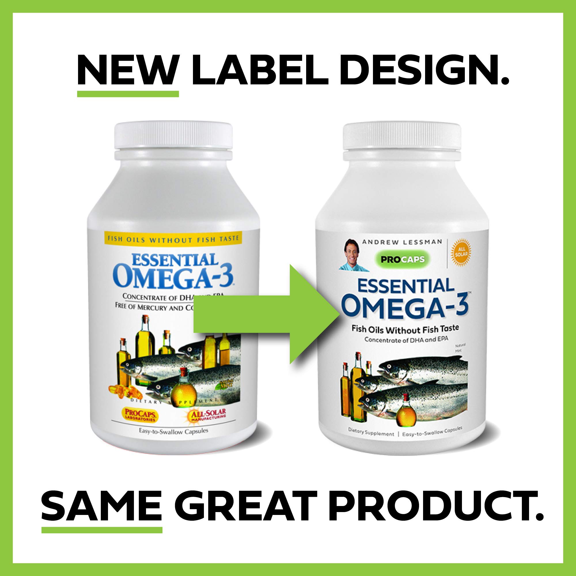 Mua ANDREW LESSMAN Essential Omega-3 Mint - 600 Softgels - Ultra-Pure ...
