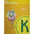 Horizons Math K SET of 2 Student Workbooks K-1 and K-2: Alan ...
