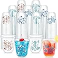 Amazon.com: Ninehaoou 120 Pcs 12 oz Ocean Sea Themed Plastic Stemless ...