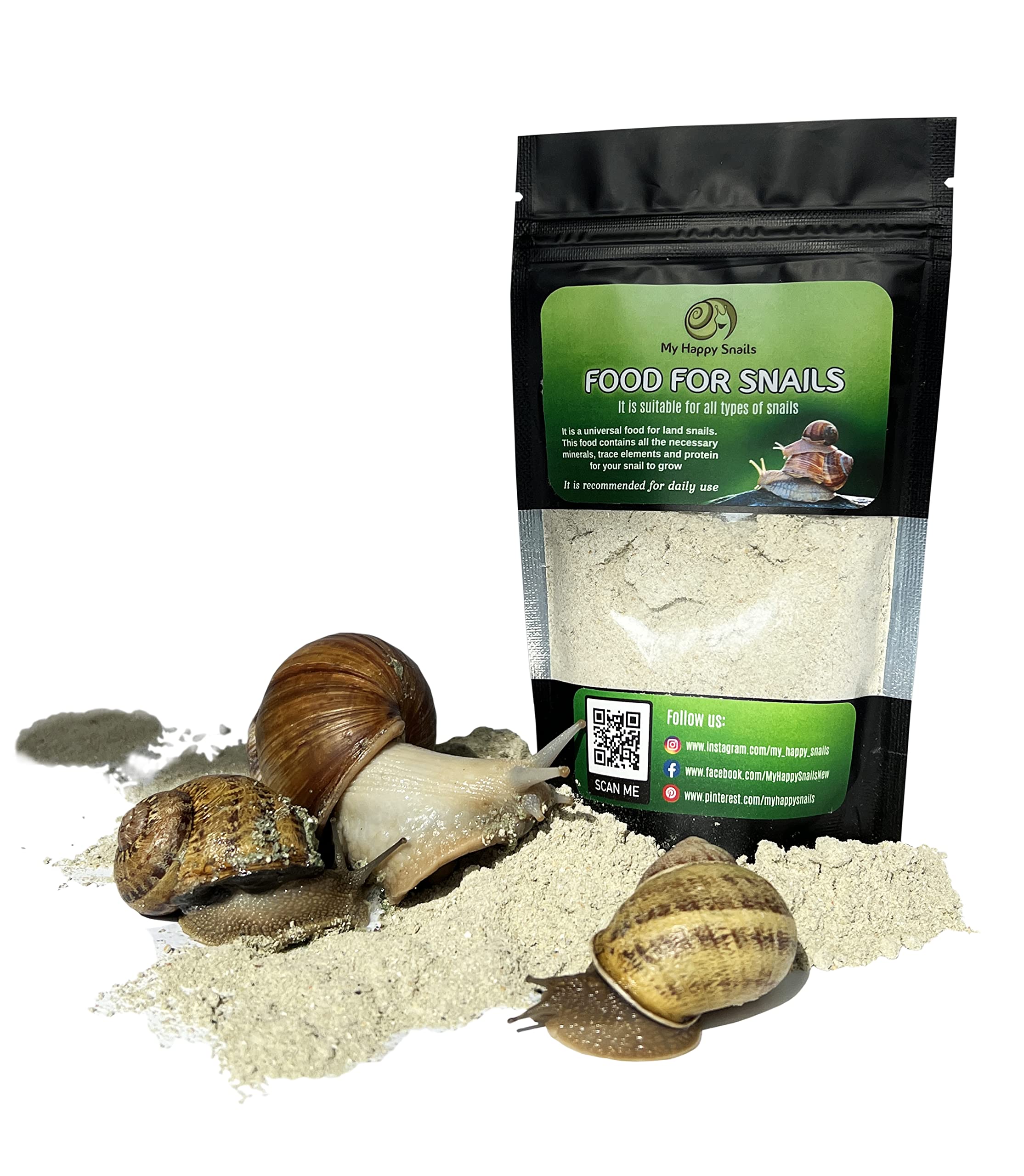 Mua Land Snail Food with Protein + Calcium + Minerals - 7 Oz (200 Grams ...