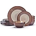 Amazon.com | Pfaltzgraff Skylar 12 Piece Dinnerware Set, Service for 4: Dinnerware Sets