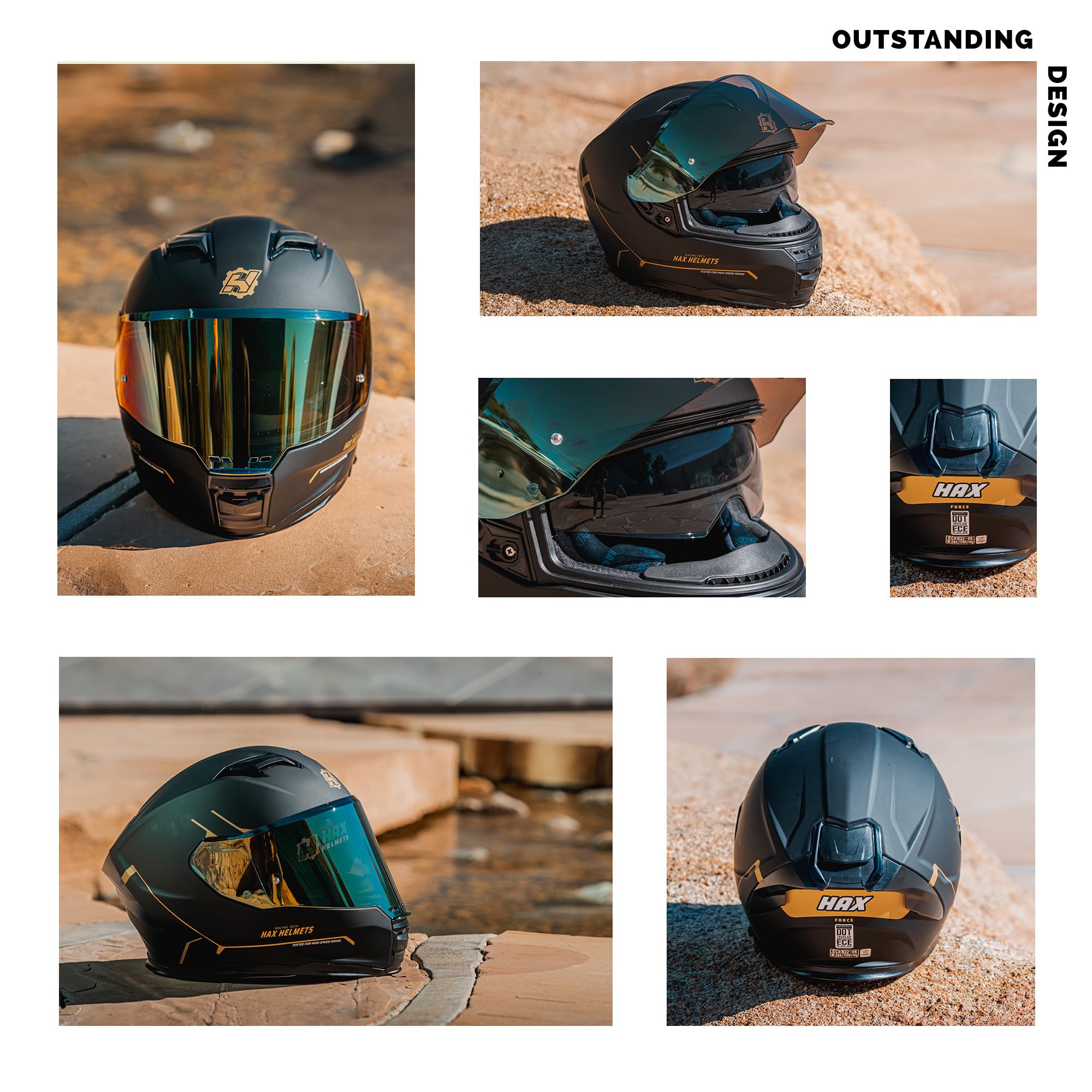 Mua Force Aerodynamic Full Face Helmet for Street & E-Bikes DOT & ECE ...