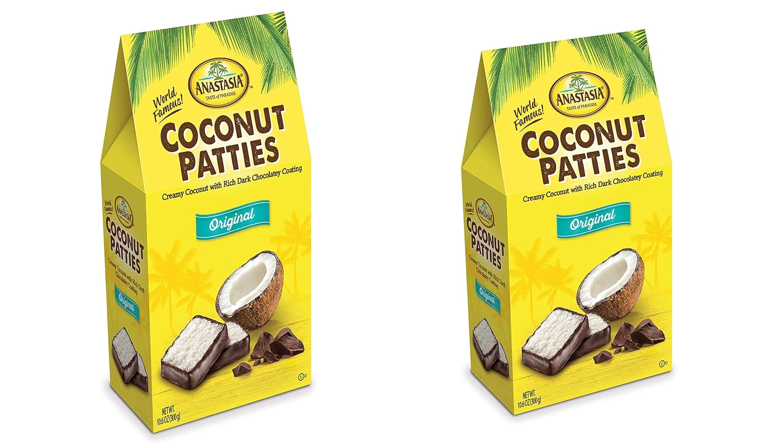Amazon.com : Anastasia Confections Coconut Patties Classic Original, 10 ...