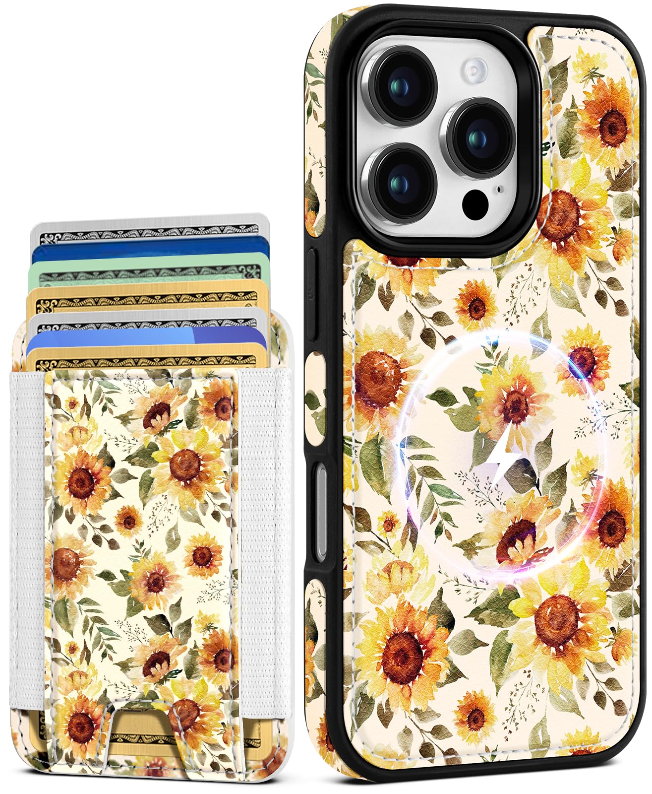 Shorogyt for iPhone 16 Pro Max Cute Kawaii Phone Case - Compatible with Magsafe Wallet Magnetic ...