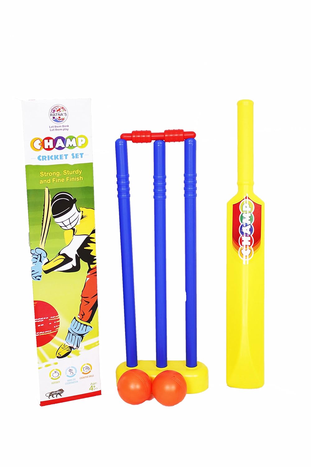 Buy Ratna's Premium Champ Cricket Set.(3-7 Year Old Kids can Play ...