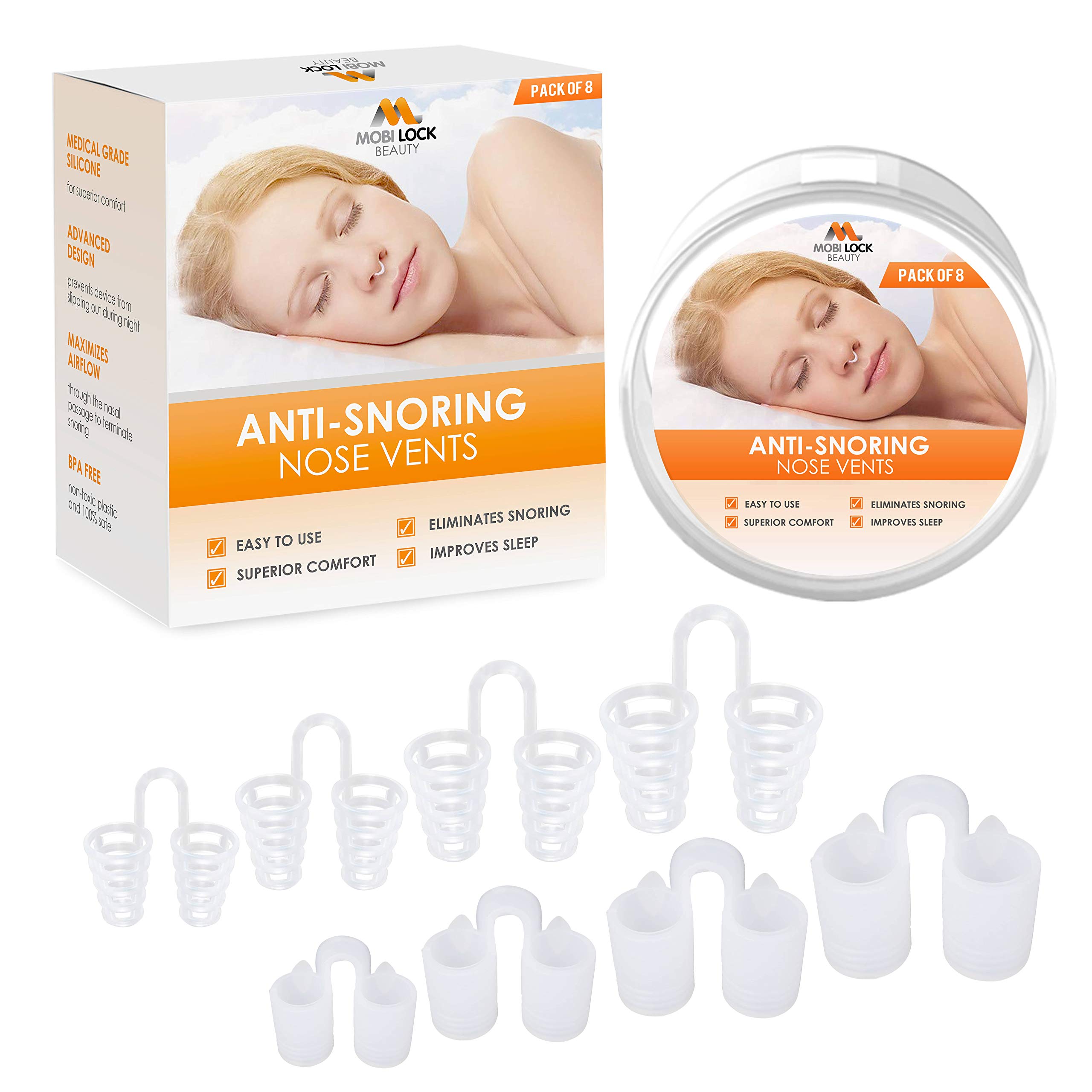 Buy Premium Nose Relief Nasal Dilator - (Pack of 8 Various Sizes ...